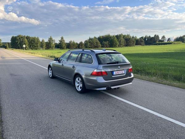 Grey BMW 525 2009 in Vilnius, with an engine capacity of 2.99 L and mileage of 339 thousand km for 4800 €, photo 5 on AUTOMOTO.COM.LV