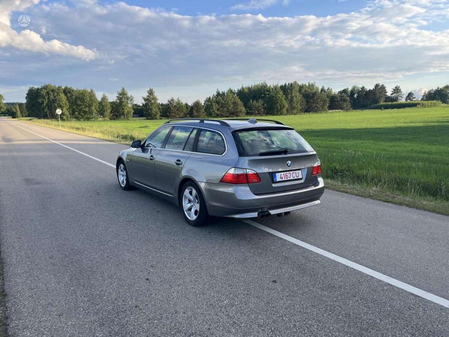Pelēks BMW 525 2009 Viļņa, ar dzinēja tilpumu 2.99 L un nobraukumu 339 tūkst. km par 4800 €, foto 6 vietnē AUTOMOTO.COM.LV