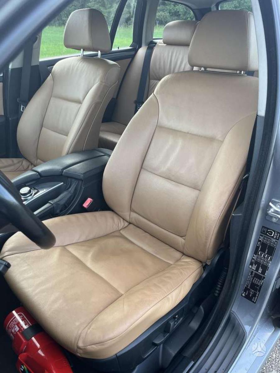 Pelēks BMW 525 2009 Viļņa, ar dzinēja tilpumu 2.99 L un nobraukumu 339 tūkst. km par 4800 €, foto 13 vietnē AUTOMOTO.COM.LV