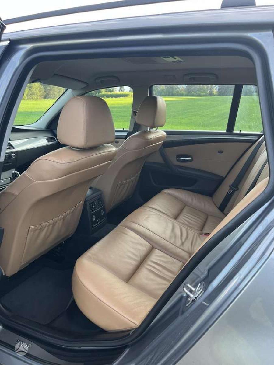 Pelēks BMW 525 2009 Viļņa, ar dzinēja tilpumu 2.99 L un nobraukumu 339 tūkst. km par 4800 €, foto 15 vietnē AUTOMOTO.COM.LV