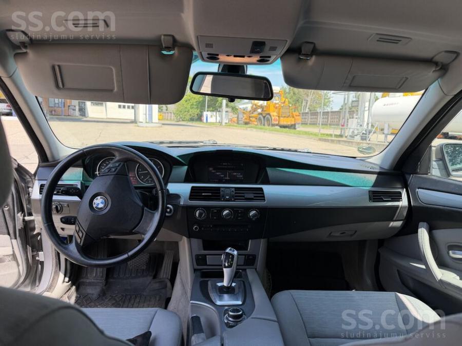Pelēks BMW 525 2009 Jelgava, ar dzinēja tilpumu 3.00 L un nobraukumu 340 tūkst. km par 3200 €, foto 9 vietnē AUTOMOTO.COM.LV