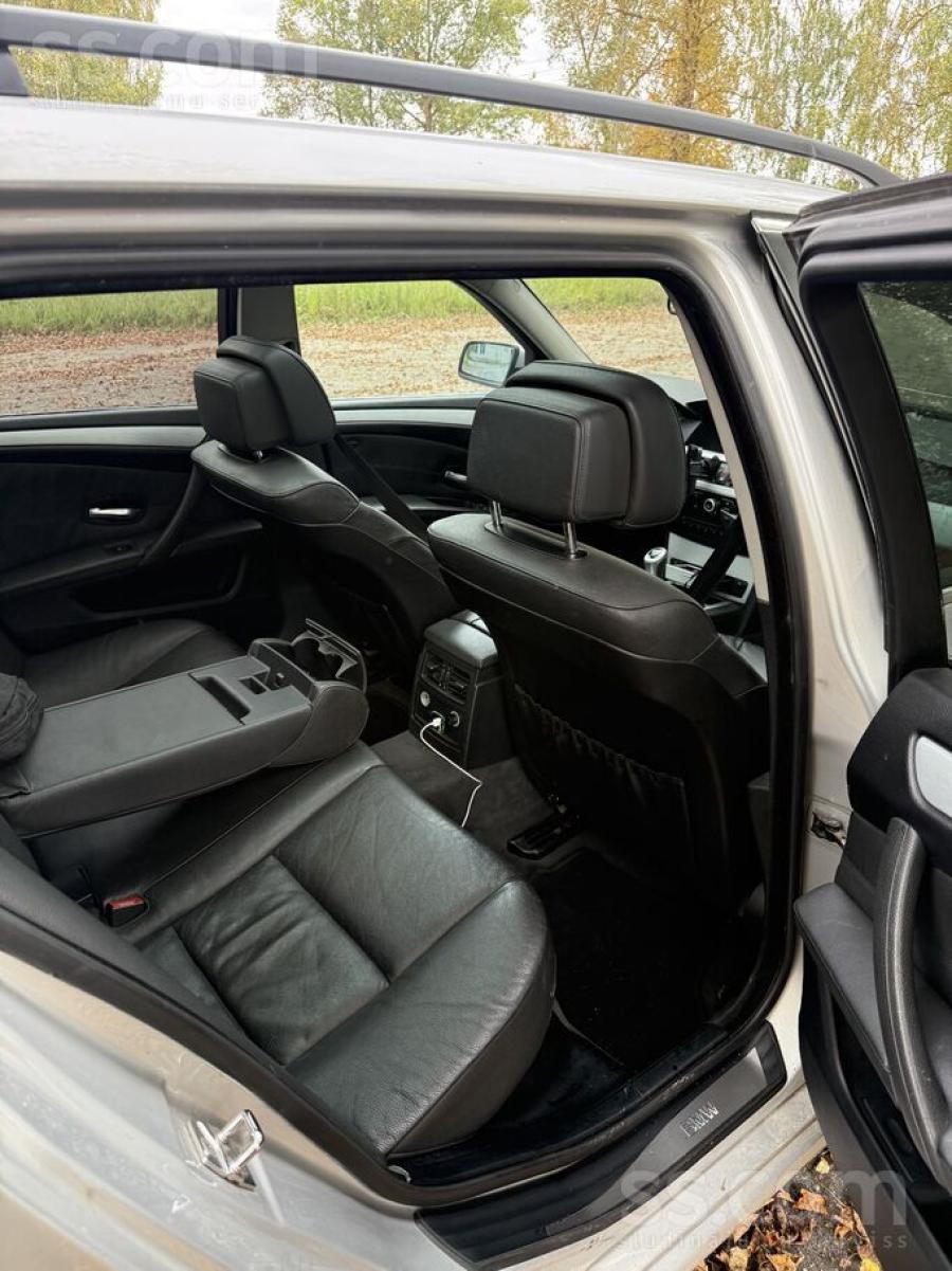 Pelēks BMW 525 2009 Rēzekne, ar dzinēja tilpumu 3.00 L un nobraukumu 502 tūkst. km par 2800 €, foto 6 vietnē AUTOMOTO.COM.LV