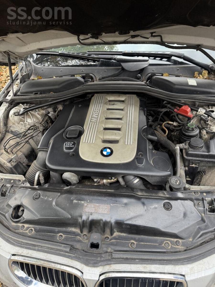 Pelēks BMW 525 2009 Rēzekne, ar dzinēja tilpumu 3.00 L un nobraukumu 502 tūkst. km par 2800 €, foto 13 vietnē AUTOMOTO.COM.LV