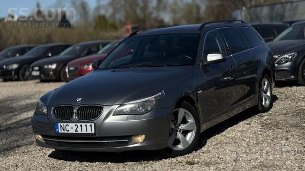 Grey BMW 525 2010 in Jelgava, with an engine capacity of 3.00 L and mileage of 364 thousand km for 4790 €, photo 1 on AUTOMOTO.COM.LV