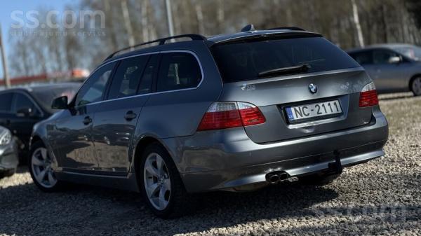 Grey BMW 525 2010 in Jelgava, with an engine capacity of 3.00 L and mileage of 364 thousand km for 4790 €, photo 4 on AUTOMOTO.COM.LV
