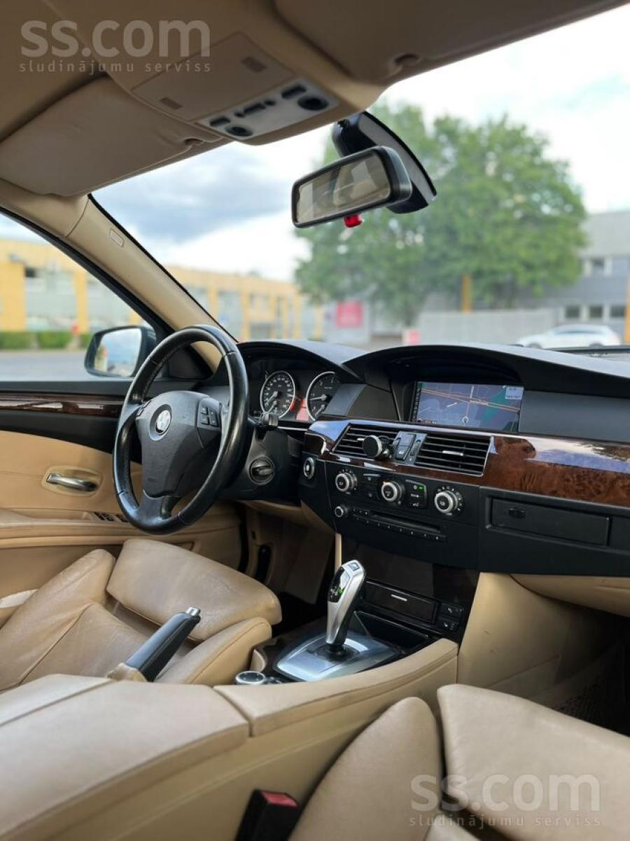 Pelēks BMW 525 2010 Rīga, ar dzinēja tilpumu 3.00 L un nobraukumu 309 tūkst. km par 4699 €, foto 12 vietnē AUTOMOTO.COM.LV