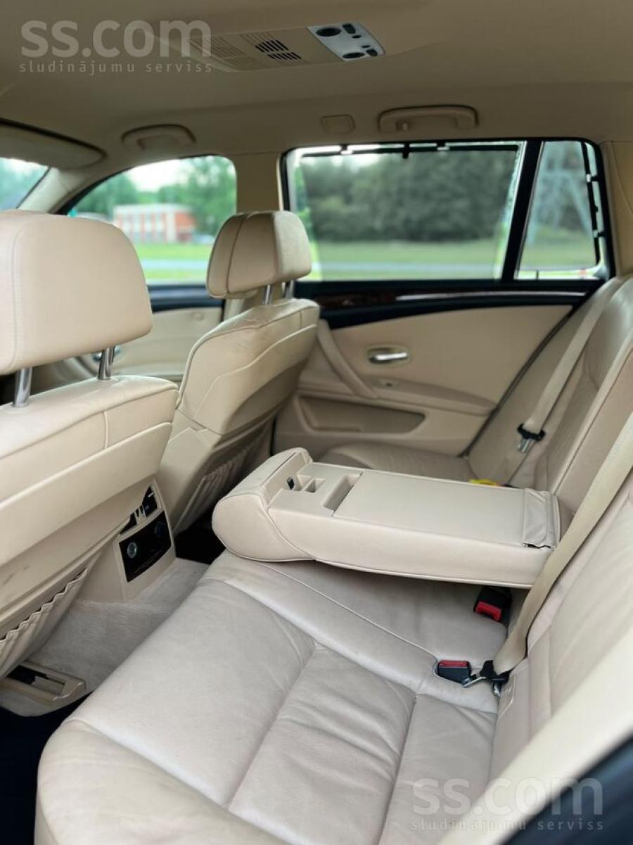 Pelēks BMW 525 2010 Rīga, ar dzinēja tilpumu 3.00 L un nobraukumu 309 tūkst. km par 4699 €, foto 14 vietnē AUTOMOTO.COM.LV