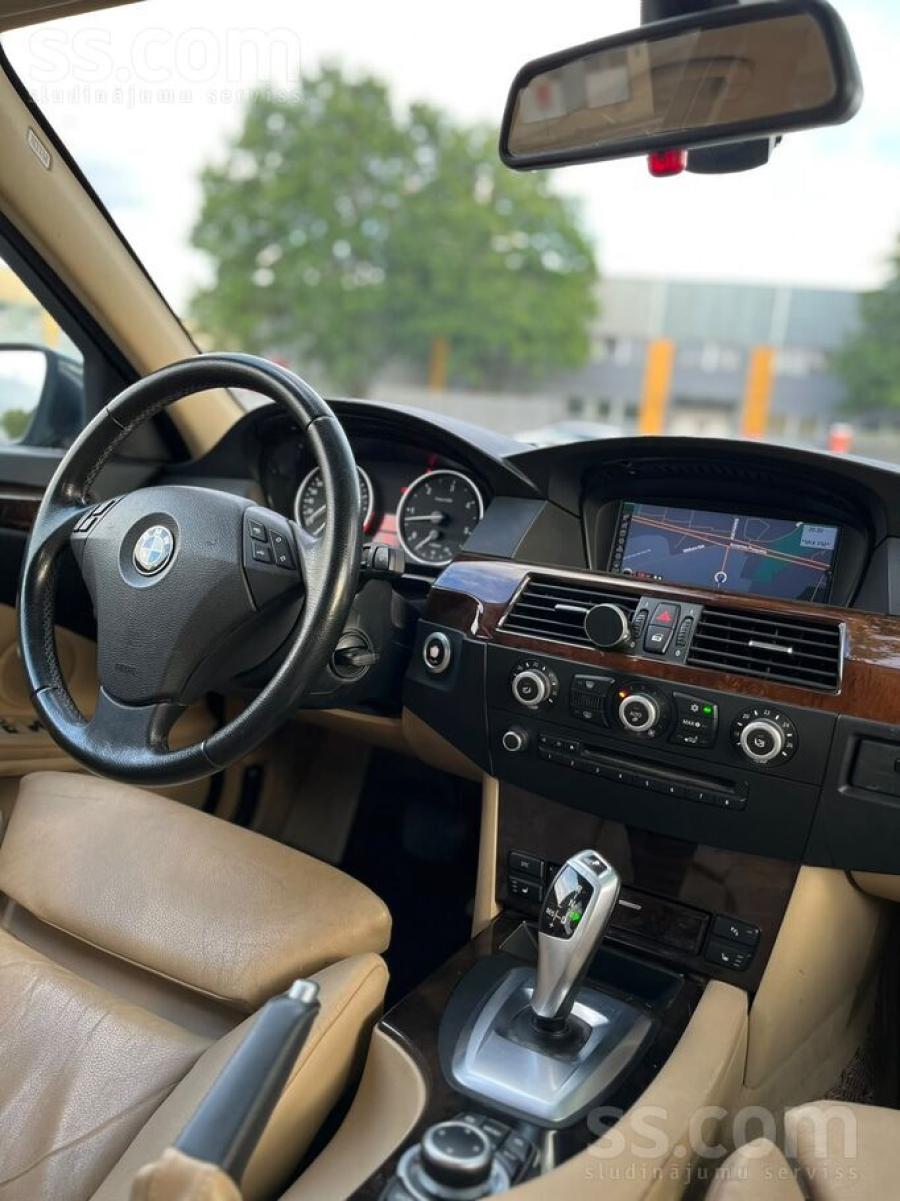 Pelēks BMW 525 2010 Rīga, ar dzinēja tilpumu 3.00 L un nobraukumu 309 tūkst. km par 4699 €, foto 17 vietnē AUTOMOTO.COM.LV