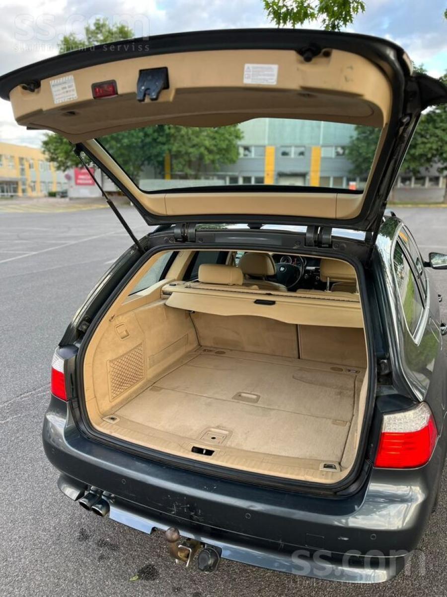 Pelēks BMW 525 2010 Rīga, ar dzinēja tilpumu 3.00 L un nobraukumu 309 tūkst. km par 4699 €, foto 23 vietnē AUTOMOTO.COM.LV