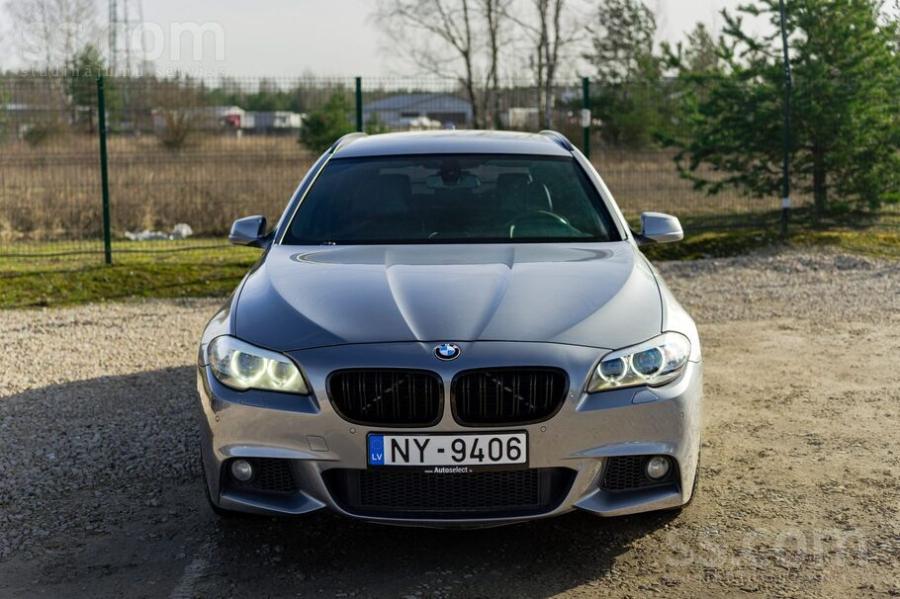 Grey BMW 525 2011 in Riga, with an engine capacity of 2.00 L and mileage of 331 thousand km for 11750 €, photo 2 on AUTOMOTO.COM.LV