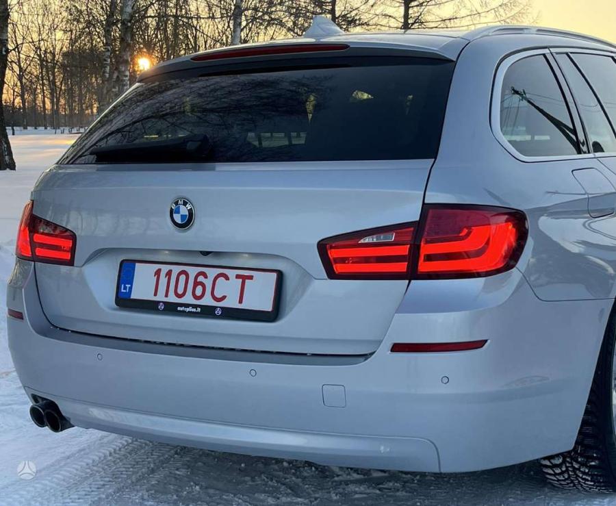 Pelēks BMW 525 2011 Raseiniai, ar dzinēja tilpumu 2.99 L un nobraukumu 297 tūkst. km par 8499 €, foto 4 vietnē AUTOMOTO.COM.LV