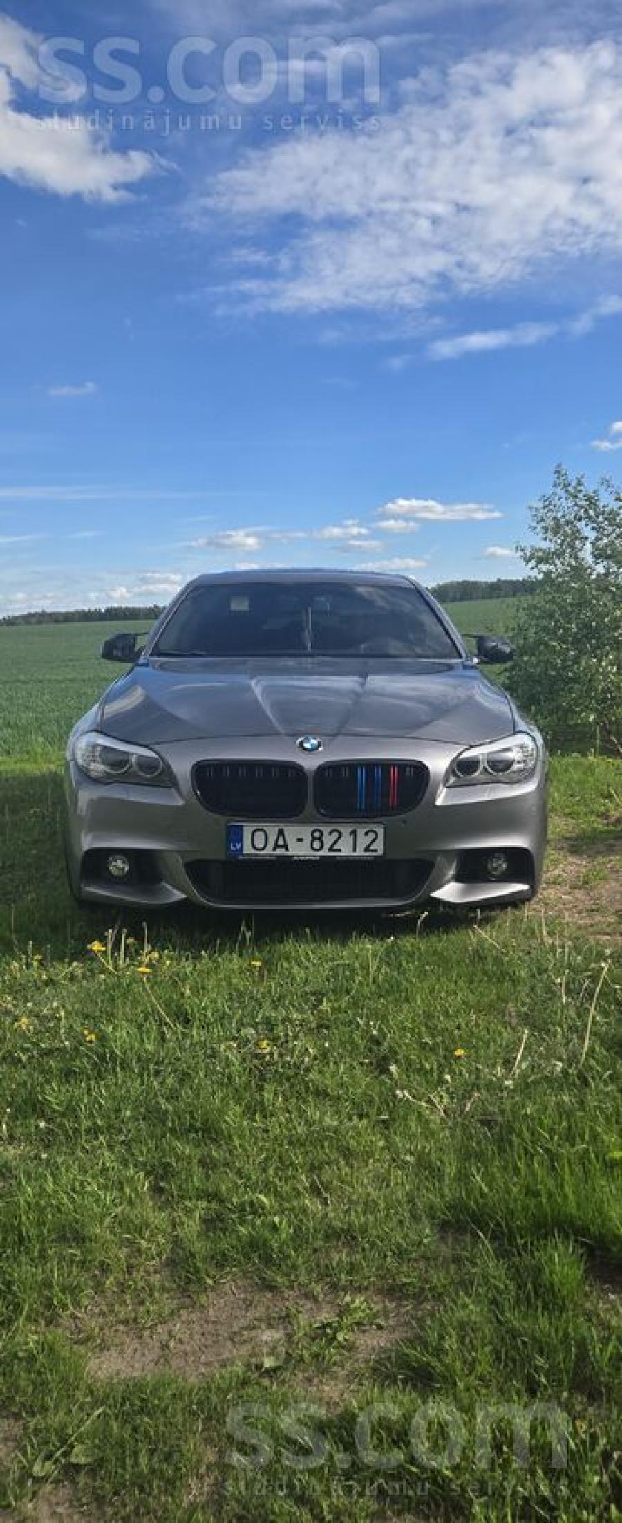 Grey BMW 525 2011 in Tukums, with an engine capacity of 3.00 L and mileage of 310 thousand km for 9800 €, photo 3 on AUTOMOTO.COM.LV