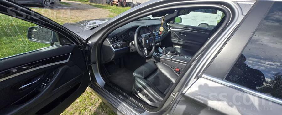 Grey BMW 525 2011 in Tukums, with an engine capacity of 3.00 L and mileage of 310 thousand km for 9800 €, photo 9 on AUTOMOTO.COM.LV
