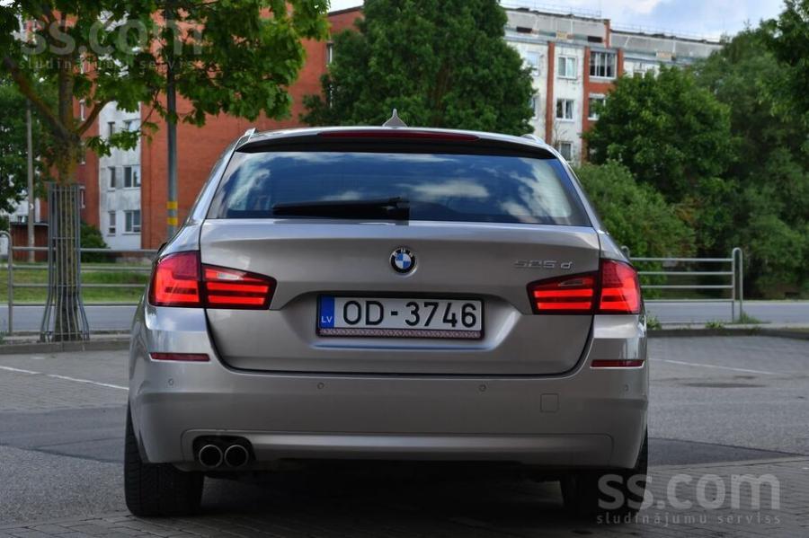 Pelēks BMW 525 2011 Dobele, ar dzinēja tilpumu 3.00 L un nobraukumu 293 tūkst. km par 9000 €, foto 7 vietnē AUTOMOTO.COM.LV
