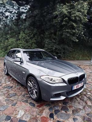 Grey BMW 525 2011 in Utena, with an engine capacity of 2.00 L and mileage of 215 thousand km for 11750 €, photo  on AUTOMOTO.COM.LV