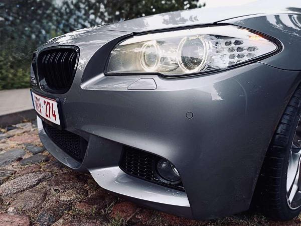 Grey BMW 525 2011 in Utena, with an engine capacity of 2.00 L and mileage of 215 thousand km for 11750 €, photo 2 on AUTOMOTO.COM.LV