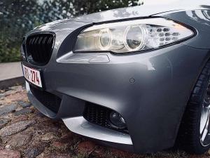 Grey BMW 525 2011 in Utena, with an engine capacity of 2.00 L and mileage of 215 thousand km for 11750 €, photo 3 on AUTOMOTO.COM.LV