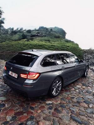 Grey BMW 525 2011 in Utena, with an engine capacity of 2.00 L and mileage of 215 thousand km for 11750 €, photo 4 on AUTOMOTO.COM.LV