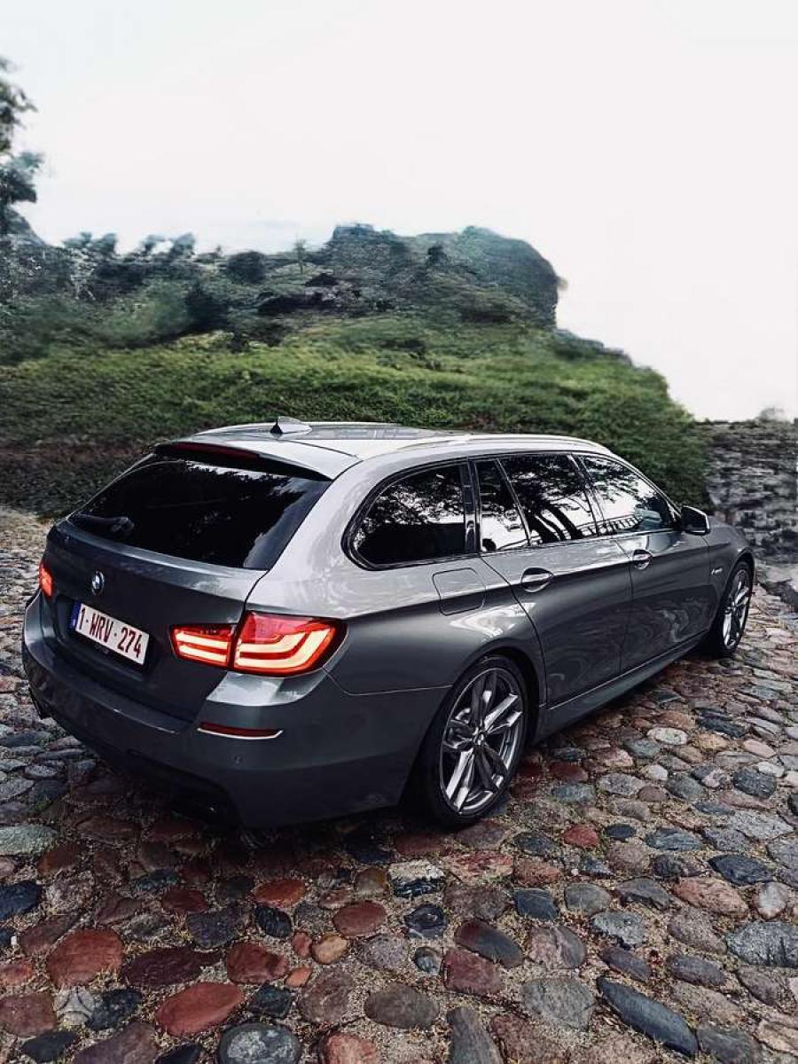 Grey BMW 525 2011 in Utena, with an engine capacity of 2.00 L and mileage of 215 thousand km for 11750 €, photo 4 on AUTOMOTO.COM.LV