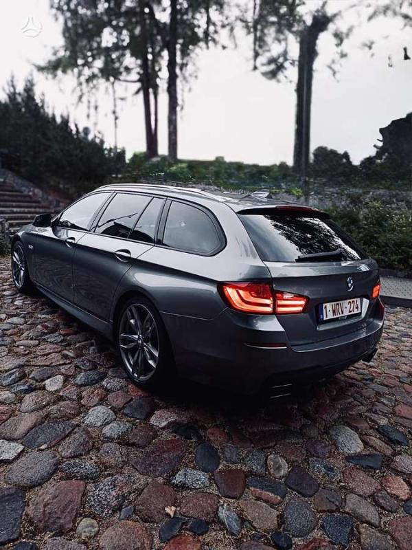 Grey BMW 525 2011 in Utena, with an engine capacity of 2.00 L and mileage of 215 thousand km for 11750 €, photo 4 on AUTOMOTO.COM.LV