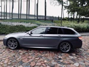 Grey BMW 525 2011 in Utena, with an engine capacity of 2.00 L and mileage of 215 thousand km for 11750 €, photo 7 on AUTOMOTO.COM.LV