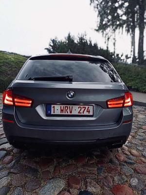 Grey BMW 525 2011 in Utena, with an engine capacity of 2.00 L and mileage of 215 thousand km for 11750 €, photo 9 on AUTOMOTO.COM.LV