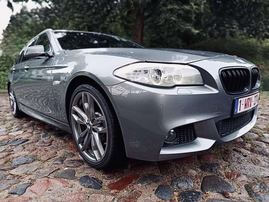 Grey BMW 525 2011 in Utena, with an engine capacity of 2.00 L and mileage of 215 thousand km for 11750 €, photo 14 on AUTOMOTO.COM.LV
