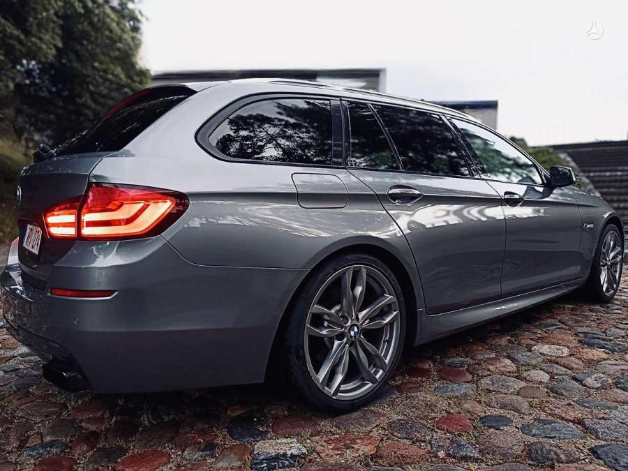 Grey BMW 525 2011 in Utena, with an engine capacity of 2.00 L and mileage of 215 thousand km for 11750 €, photo 20 on AUTOMOTO.COM.LV