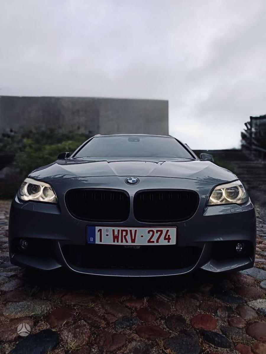 Grey BMW 525 2011 in Utena, with an engine capacity of 2.00 L and mileage of 215 thousand km for 11750 €, photo 26 on AUTOMOTO.COM.LV