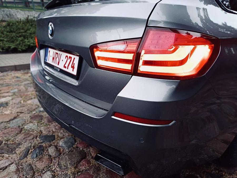 Grey BMW 525 2011 in Utena, with an engine capacity of 2.00 L and mileage of 215 thousand km for 11750 €, photo 30 on AUTOMOTO.COM.LV