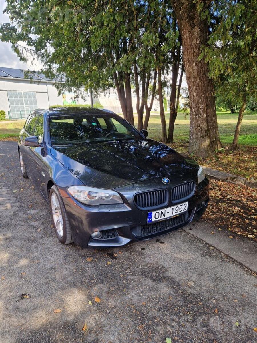 Grey BMW 525 2011 in Ogre, with an engine capacity of 3.00 L and mileage of 285 thousand km for 9300 €, photo 4 on AUTOMOTO.COM.LV