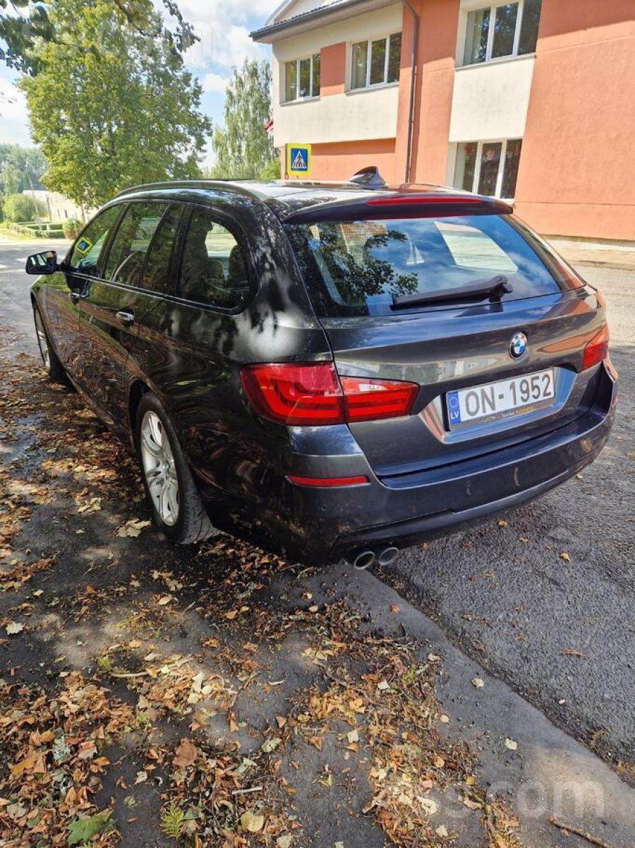 Grey BMW 525 2011 in Ogre, with an engine capacity of 3.00 L and mileage of 285 thousand km for 9300 €, photo 8 on AUTOMOTO.COM.LV