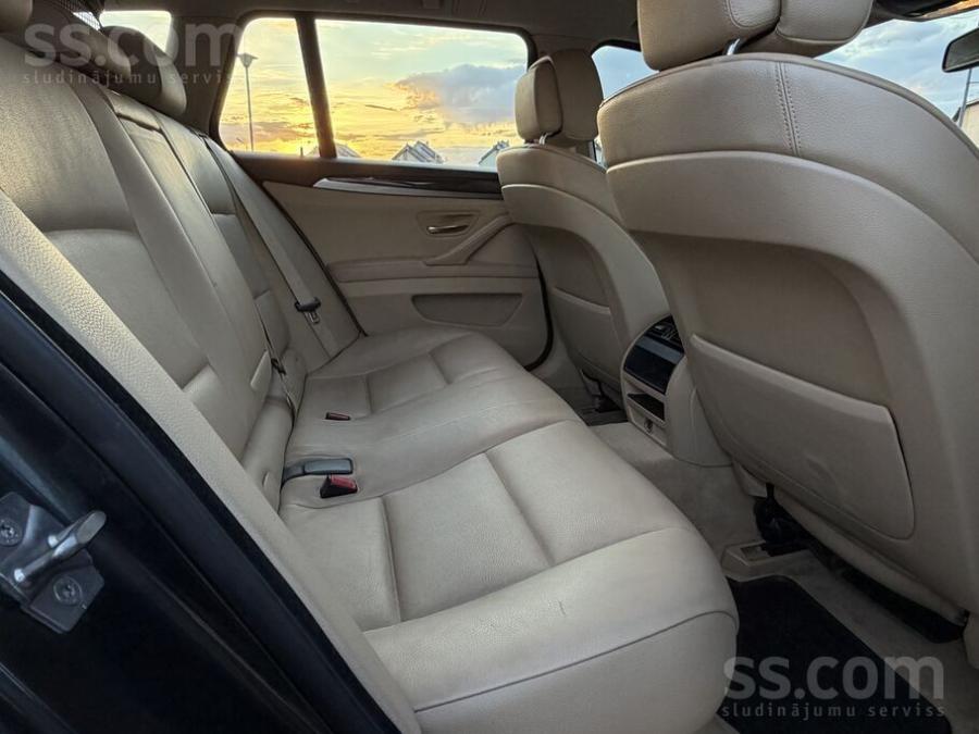 Grey BMW 525 2011 in Riga, with an engine capacity of 2.50 L and mileage of 333 thousand km for 7500 €, photo 13 on AUTOMOTO.COM.LV