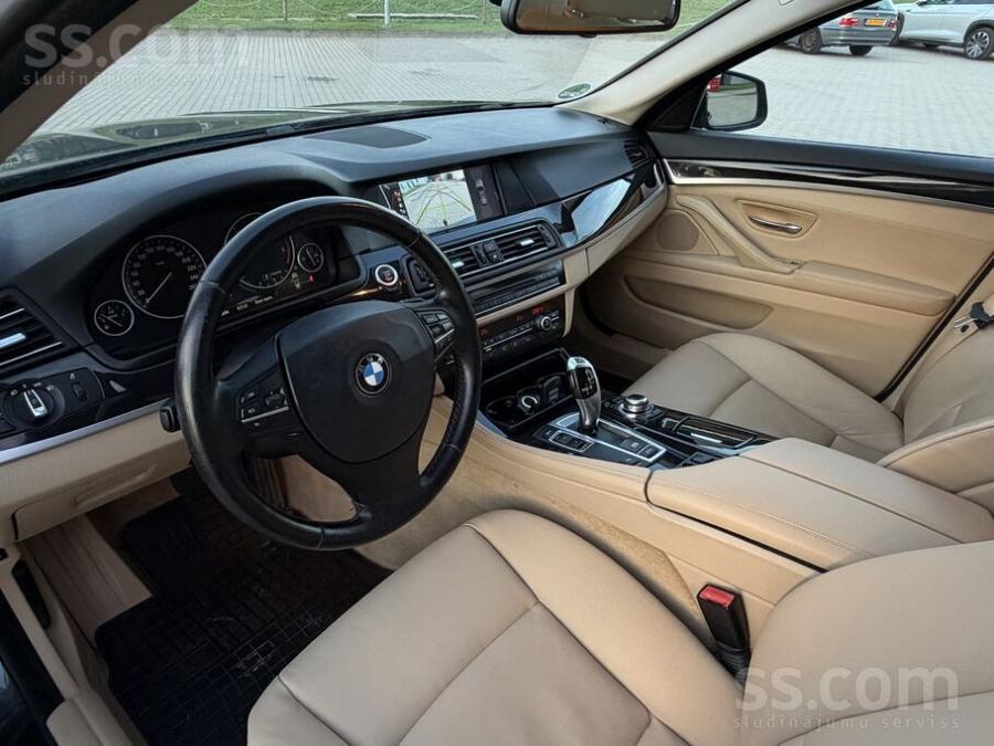Grey BMW 525 2011 in Riga, with an engine capacity of 2.50 L and mileage of 333 thousand km for 7500 €, photo 15 on AUTOMOTO.COM.LV