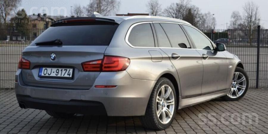 Pelēks BMW 525 2011 Jelgava, ar dzinēja tilpumu 2.00 L un nobraukumu 330 tūkst. km par 8995 €, foto 4 vietnē AUTOMOTO.COM.LV