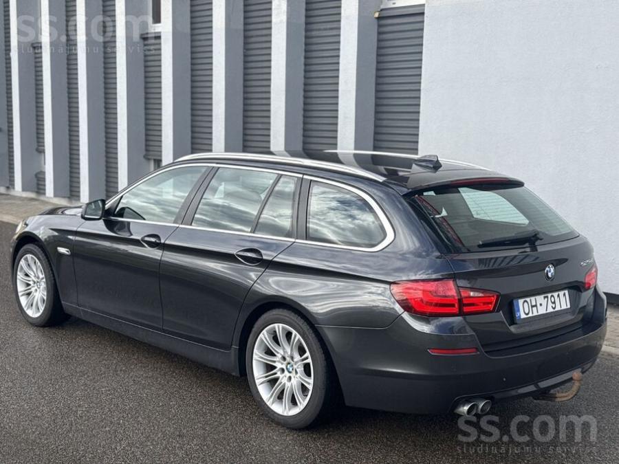 Grey BMW 525 2011 in Riga, with an engine capacity of 3.00 L and mileage of 0 thousand km for 5900 €, photo 5 on AUTOMOTO.COM.LV