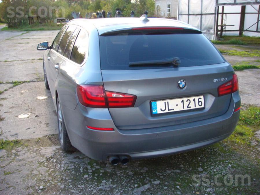 Pelēks BMW 525 2011 Rīga, ar dzinēja tilpumu 3.00 L un nobraukumu 303 tūkst. km par 8000 €, foto 1 vietnē AUTOMOTO.COM.LV