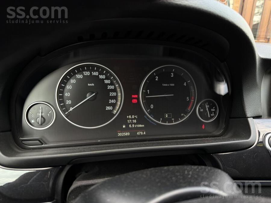 Grey BMW 525 2011 in Valmiera, with an engine capacity of 3.00 L and mileage of 303 thousand km for 8150 €, photo 7 on AUTOMOTO.COM.LV
