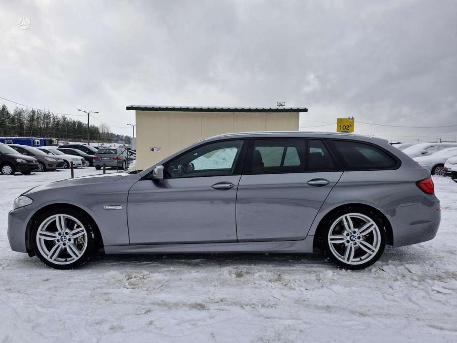 Grey BMW 525 2012 in Vilnius, with an engine capacity of 2.00 L and mileage of 311 thousand km for 9650 €, photo 3 on AUTOMOTO.COM.LV
