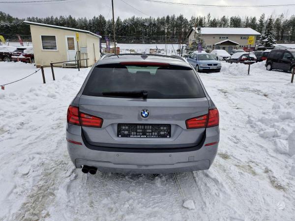 Grey BMW 525 2012 in Vilnius, with an engine capacity of 2.00 L and mileage of 311 thousand km for 9650 €, photo 6 on AUTOMOTO.COM.LV