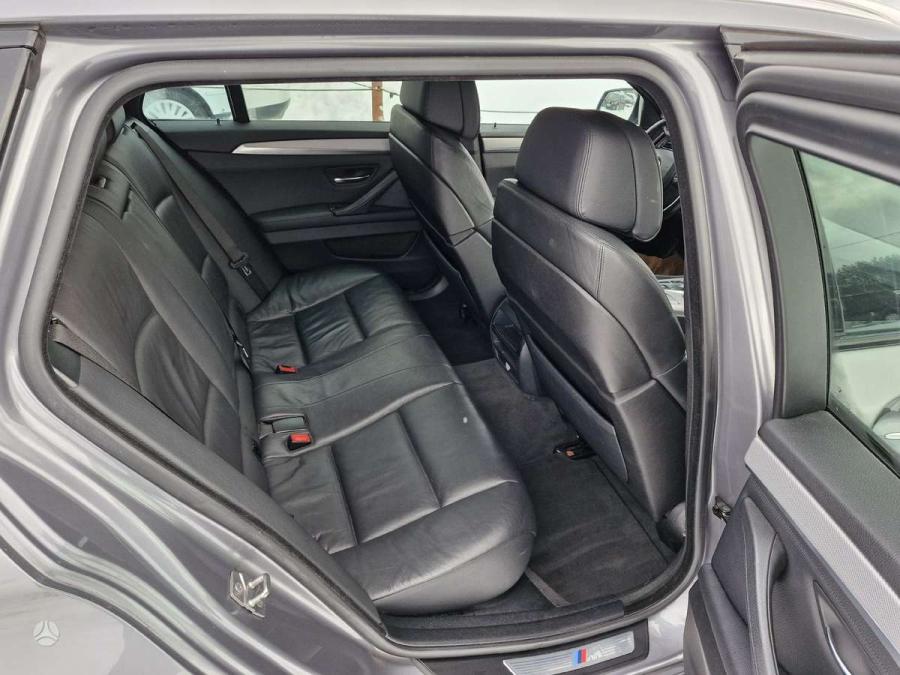 Grey BMW 525 2012 in Vilnius, with an engine capacity of 2.00 L and mileage of 311 thousand km for 9650 €, photo 9 on AUTOMOTO.COM.LV