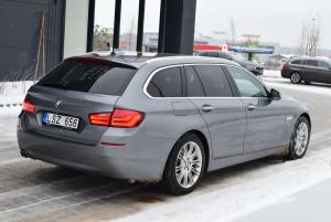 Grey BMW 525 2012 in Vilnius, with an engine capacity of 2.00 L and mileage of 297 thousand km for 7950 €, photo 5 on AUTOMOTO.COM.LV