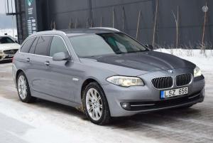Grey BMW 525 2012 in Vilnius, with an engine capacity of 2.00 L and mileage of 297 thousand km for 7950 €, photo 3 on AUTOMOTO.COM.LV