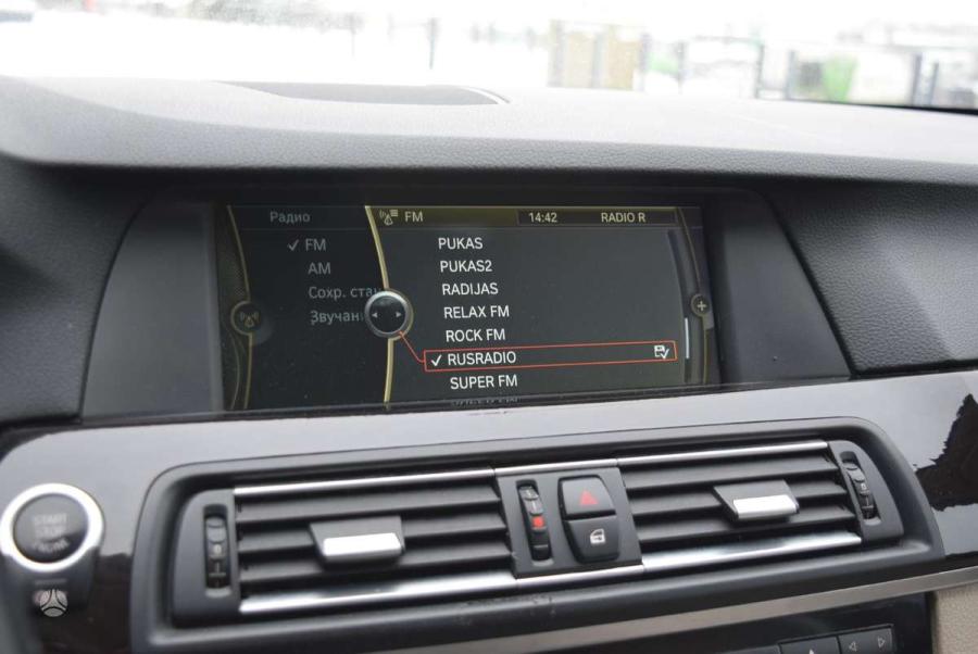 Grey BMW 525 2012 in Vilnius, with an engine capacity of 2.00 L and mileage of 297 thousand km for 7950 €, photo 15 on AUTOMOTO.COM.LV