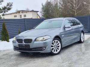 Grey BMW 525 2012 in Vilnius, with an engine capacity of 2.00 L and mileage of 290 thousand km for 9150 €, photo  on AUTOMOTO.COM.LV