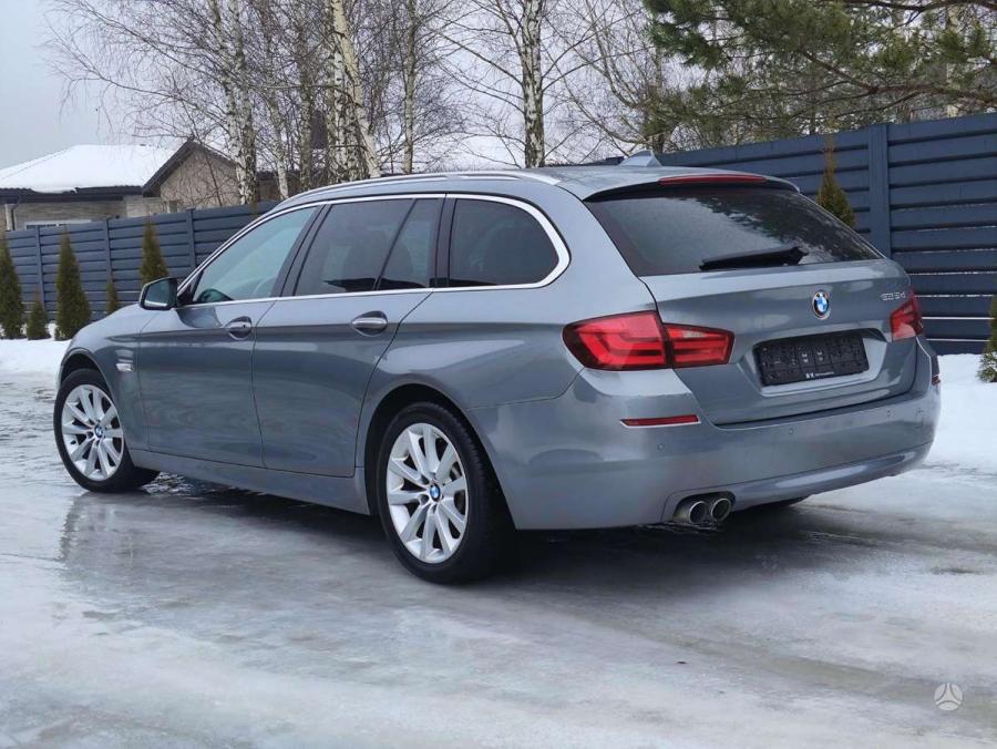 Grey BMW 525 2012 in Vilnius, with an engine capacity of 2.00 L and mileage of 290 thousand km for 9150 €, photo 4 on AUTOMOTO.COM.LV