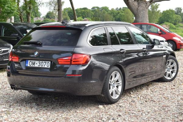 Grey BMW 525 2012 in Kuldiga, with an engine capacity of 2.00 L and mileage of 0 thousand km for 8490 €, photo 2 on AUTOMOTO.COM.LV