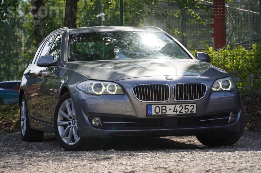 Grey BMW 525 2012 in Riga, with an engine capacity of 2.00 L and mileage of 305 thousand km for 8990 €, photo 5 on AUTOMOTO.COM.LV