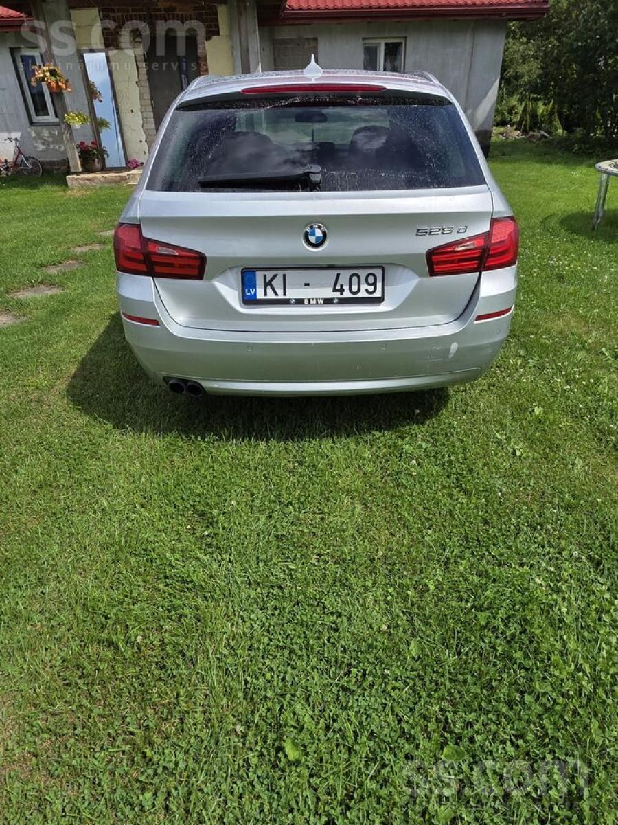 Grey BMW 525 2012 in Riga, with an engine capacity of 2.00 L and mileage of 376 thousand km for 7200 €, photo 4 on AUTOMOTO.COM.LV