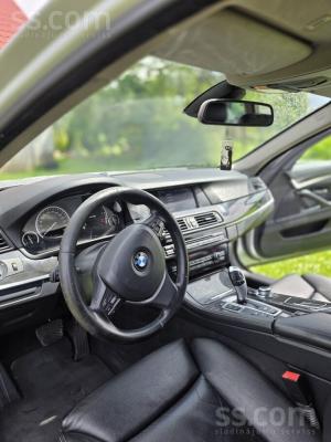 Grey BMW 525 2012 in Riga, with an engine capacity of 2.00 L and mileage of 376 thousand km for 7200 €, photo 13 on AUTOMOTO.COM.LV